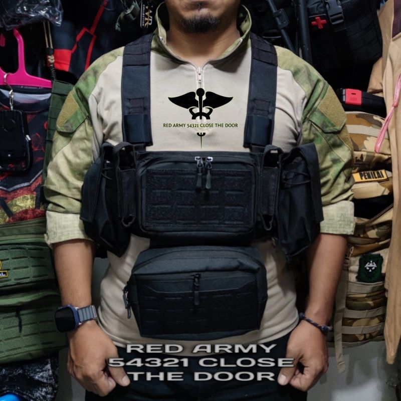 Jual Chest Rig Modular Load Bearing Patrol Belt With Harness and ...