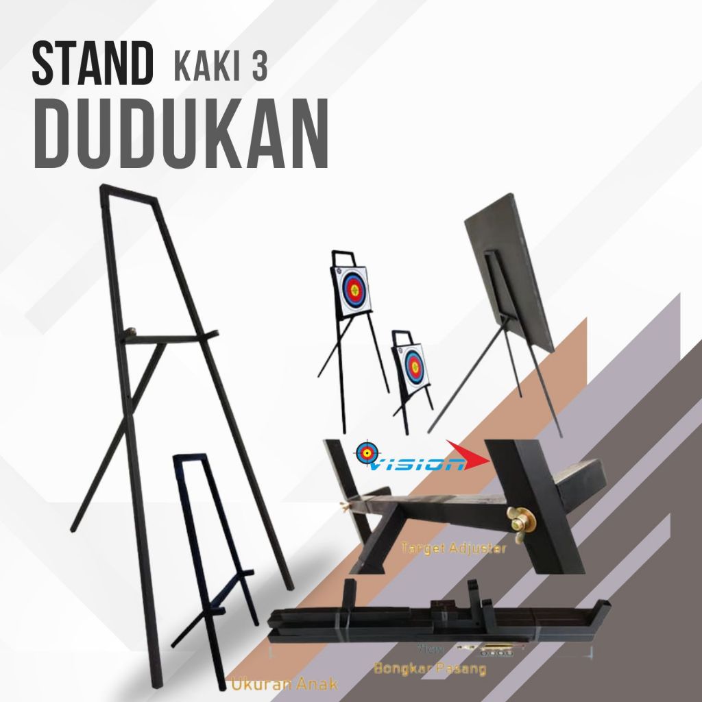 Jual Stand Sasaran Panah Dudukan + Tas / Cagrak Target Panah Stand Busa ...