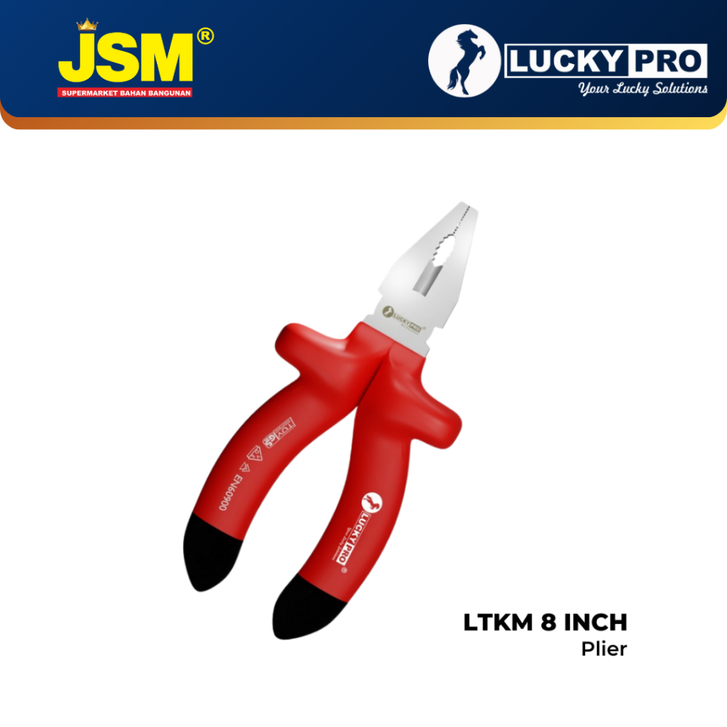 Jual LUCKYPRO TANG KOMBINASI CHROME 8 INCH MERAH - JSM Supermarket ...