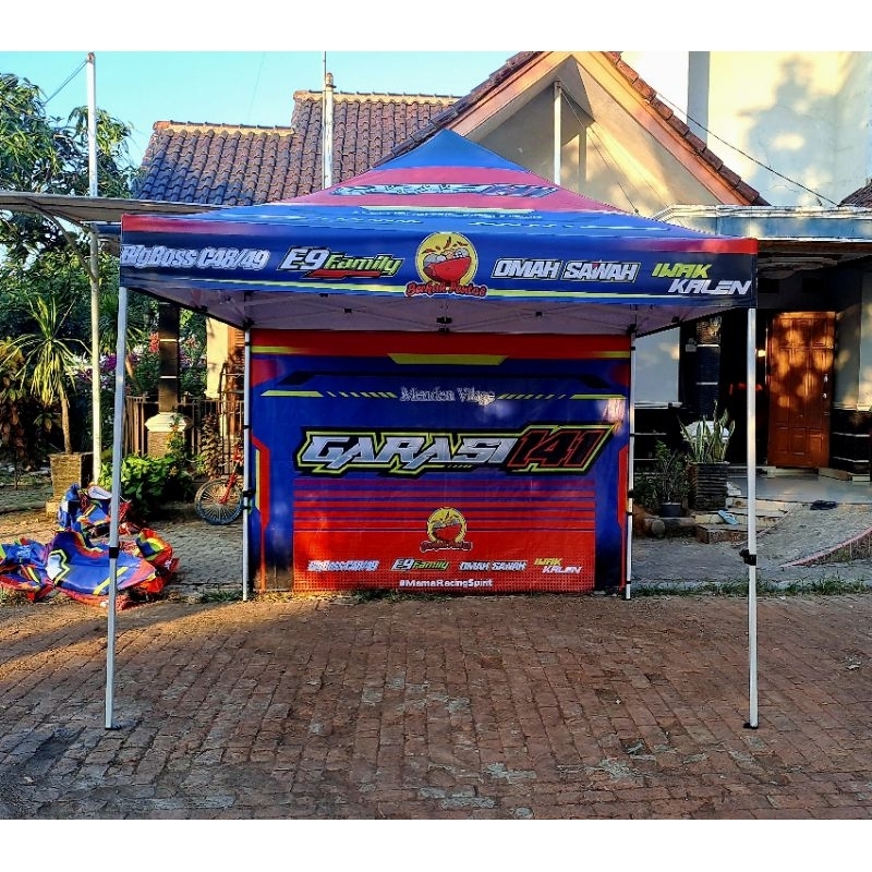 Jual Tenda Paddock Balap Ukuran 3 mtr x 3 mtr Premium ( Hanya Atap Dan ...