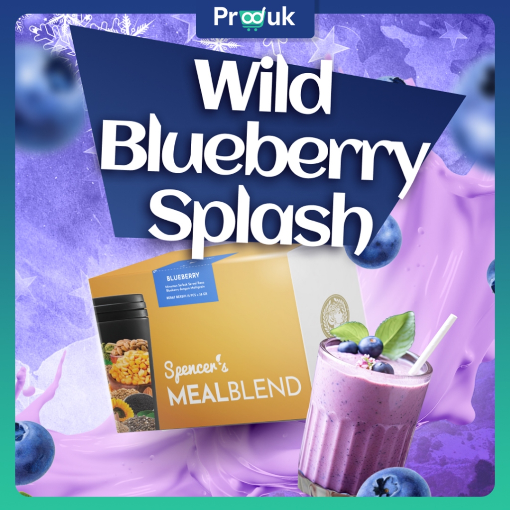 Jual Spencer's MEALBLEND Rasa Blueberry Splash (15 sachet) / Spencers ...