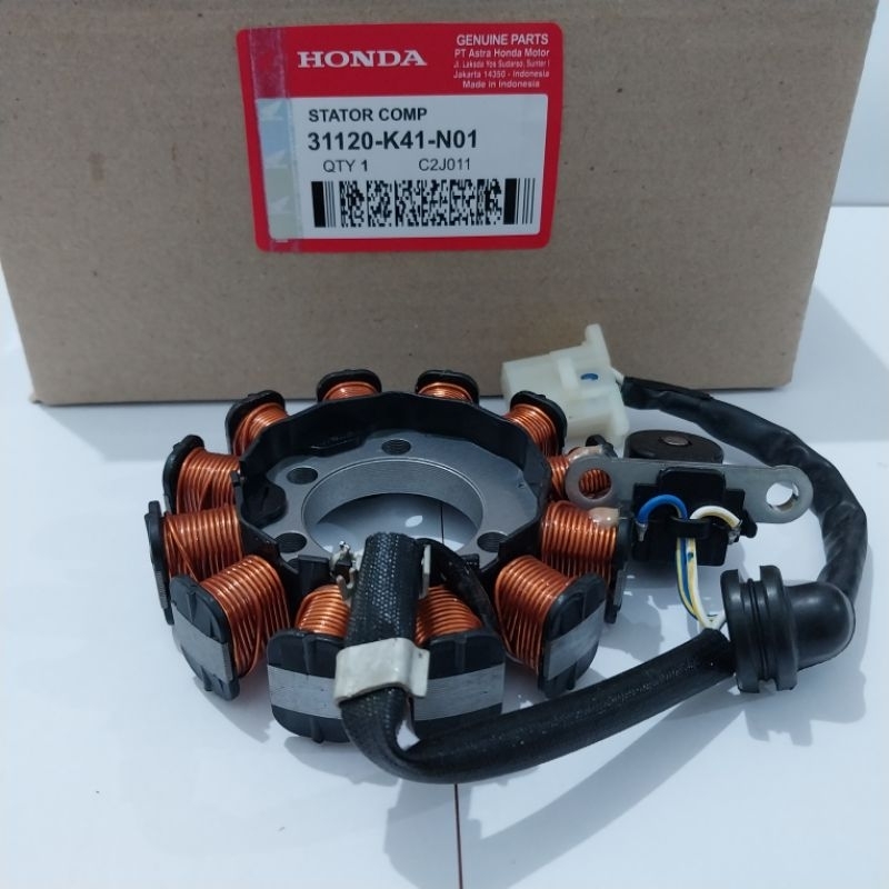 Jual Stator Comp Spol Spul Spool Motor Honda New Supra X 125 Fi Blade 125 Fi Original | Shopee ...