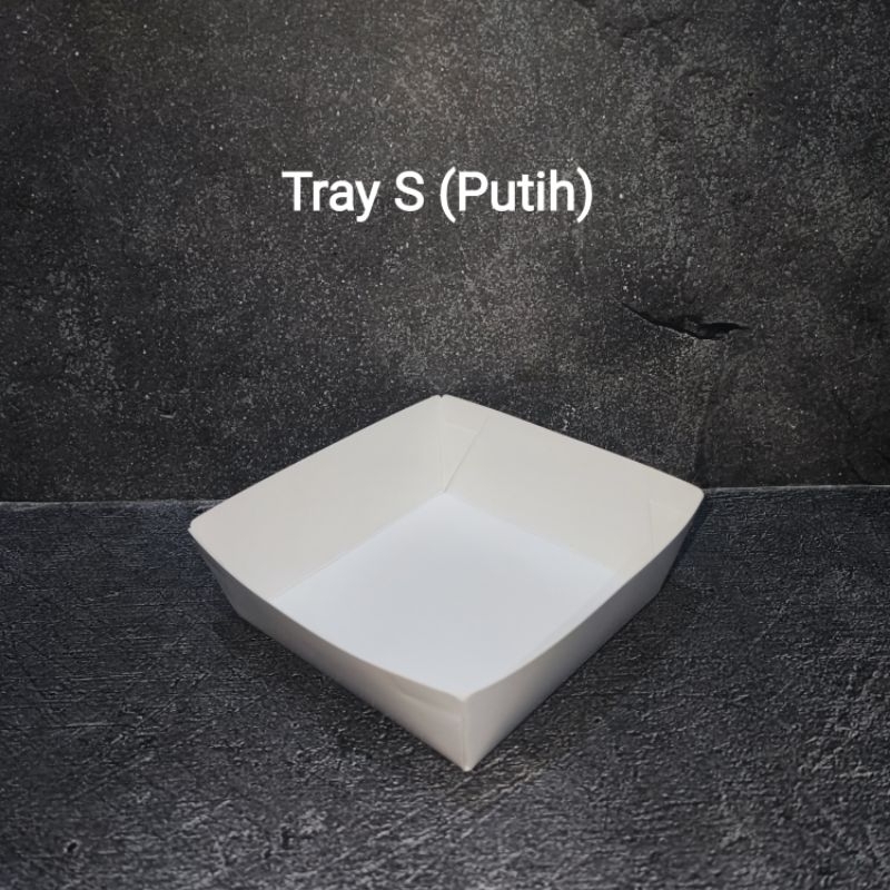 Jual Food Tray Putih Small isi 50 pcs / Paper Tray S White | Shopee ...