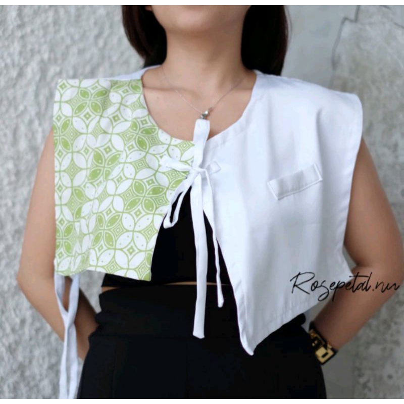 Jual Rompi Batik Series / Vest asimetric / Outer batik | Shopee Indonesia