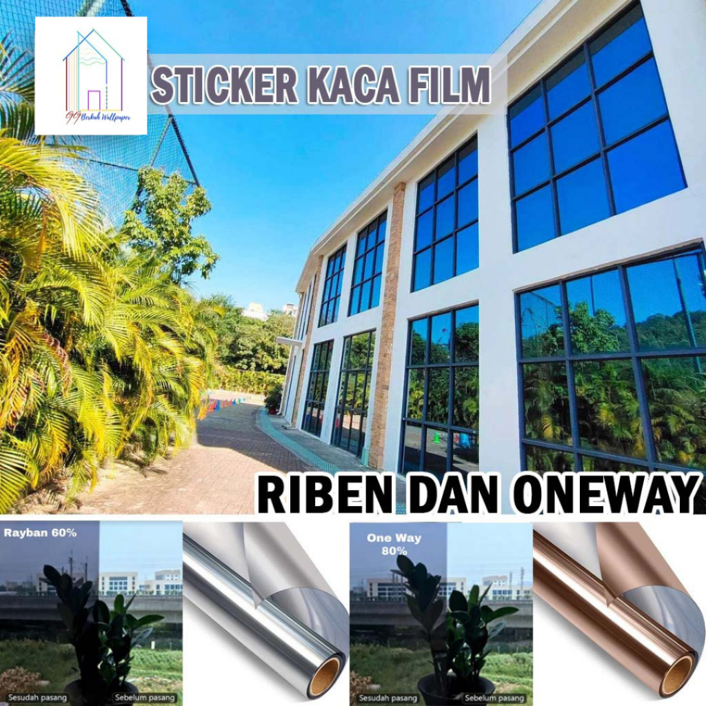Jual PROMO!! STIKER KACA FILM LEBAR 152CM / ANTI SILAU / RIBEN / ONE ...