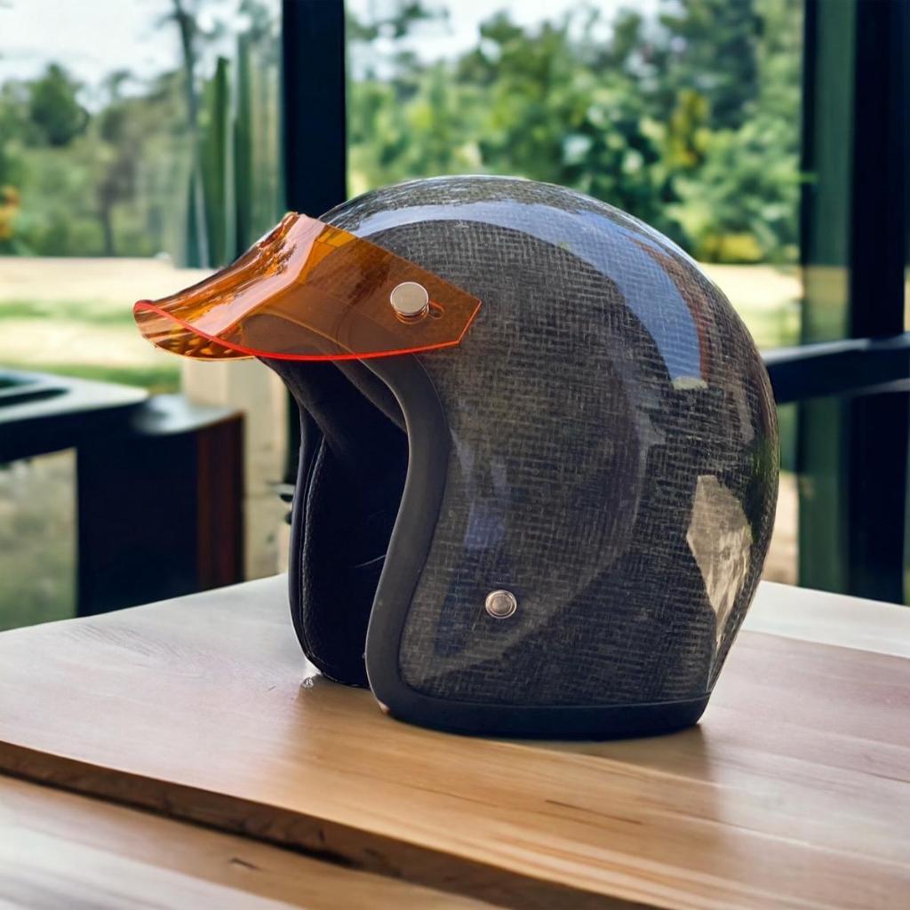 Jual HELM SLIM HEAD RETRO TX 500 RAW Motorcycle | Shopee Indonesia