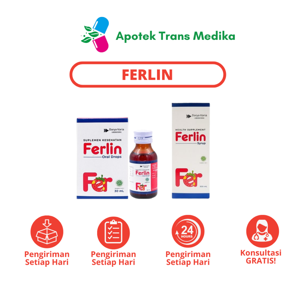 Jual Ferlin merupakan suplemen untuk memenuhi kebutuhan vitamin dan zat ...