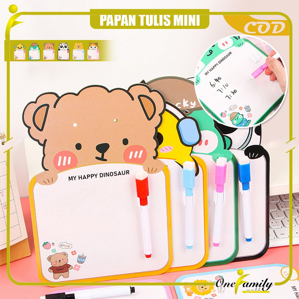Jual ONE-M353 Mainan Edukasi Papan Tulis Mini Anak Karakter Lucu Free ...