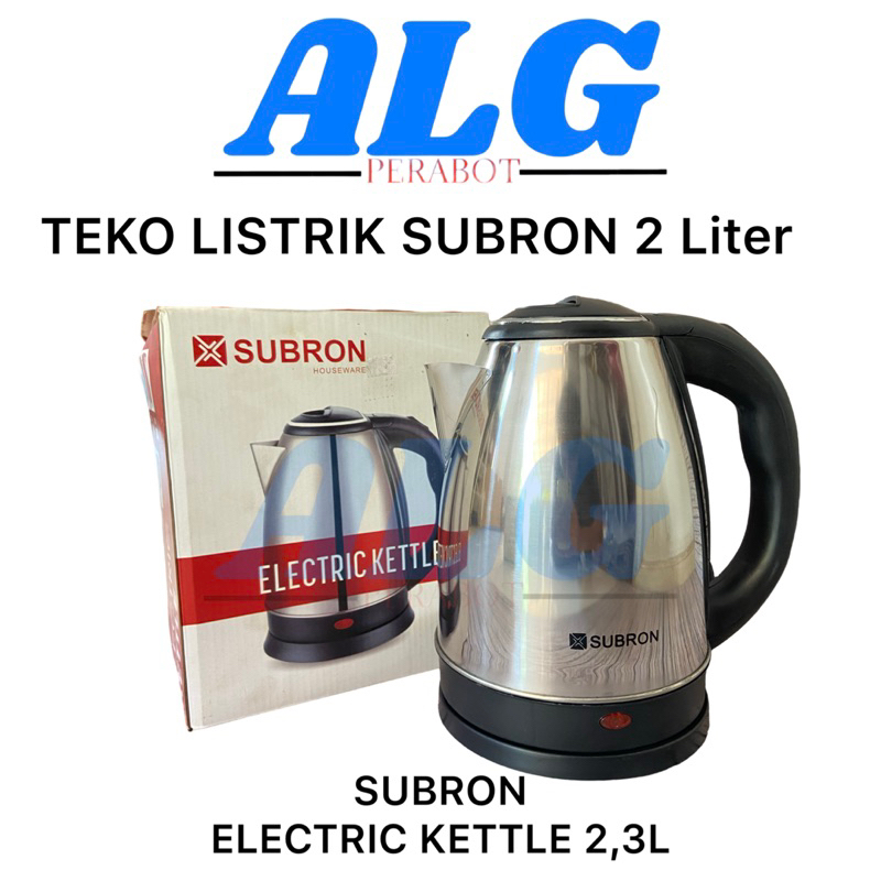 Jual Teko Listrik Termos Pemanas Air SUBRON 450W kapasitas 2Lt | Shopee ...
