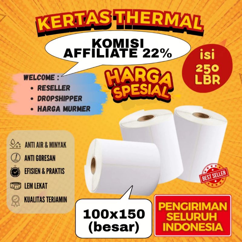 Jual OBRALL!! HARI iNi !!! isi 300 / 250[ TERMURAH ] Kertas THERMAL ...