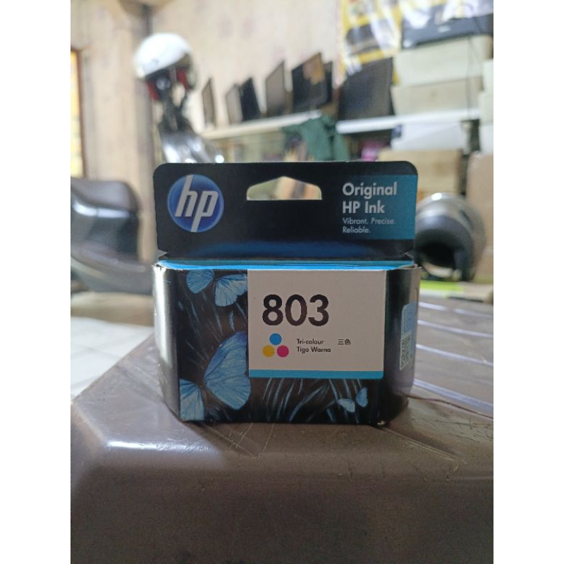 Jual Tinta HP 803 Color Original Ink Cartridge | Shopee Indonesia