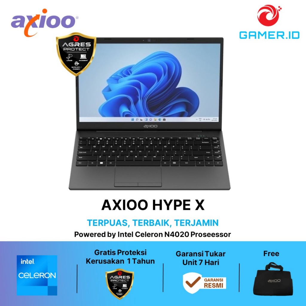 Jual AXIOO HYPE 10 N4020 8GB 256GB DOS / WIN10 14" TITANUM BROWN ...