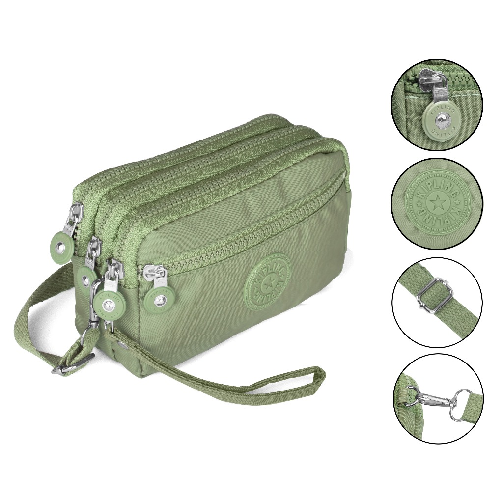 Jual Dompet hp wanita 4 reslecting besar / TAS NYLON WANITA / KIP 24111 ...