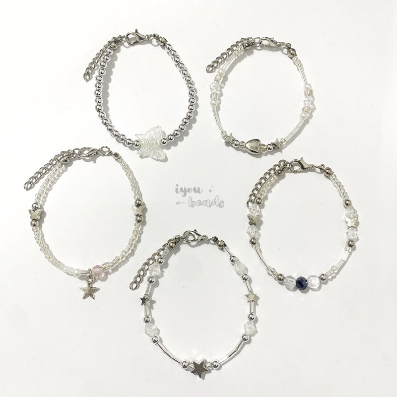 Jual minimalist bracelets vol. 1 | bead bracelets | gelang simple ...