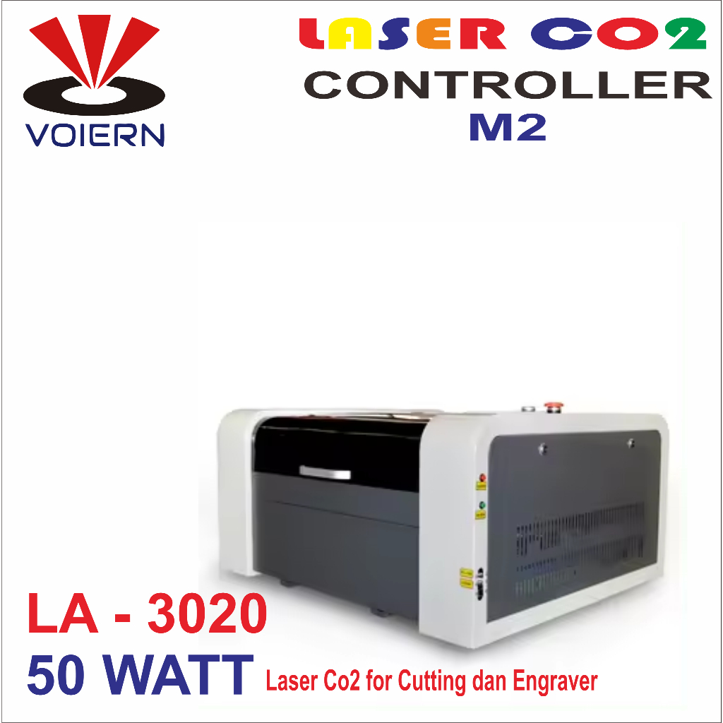 Jual mesin Laser Co2 3020 pengukir dan pemotong dengan sistem kontroler ...