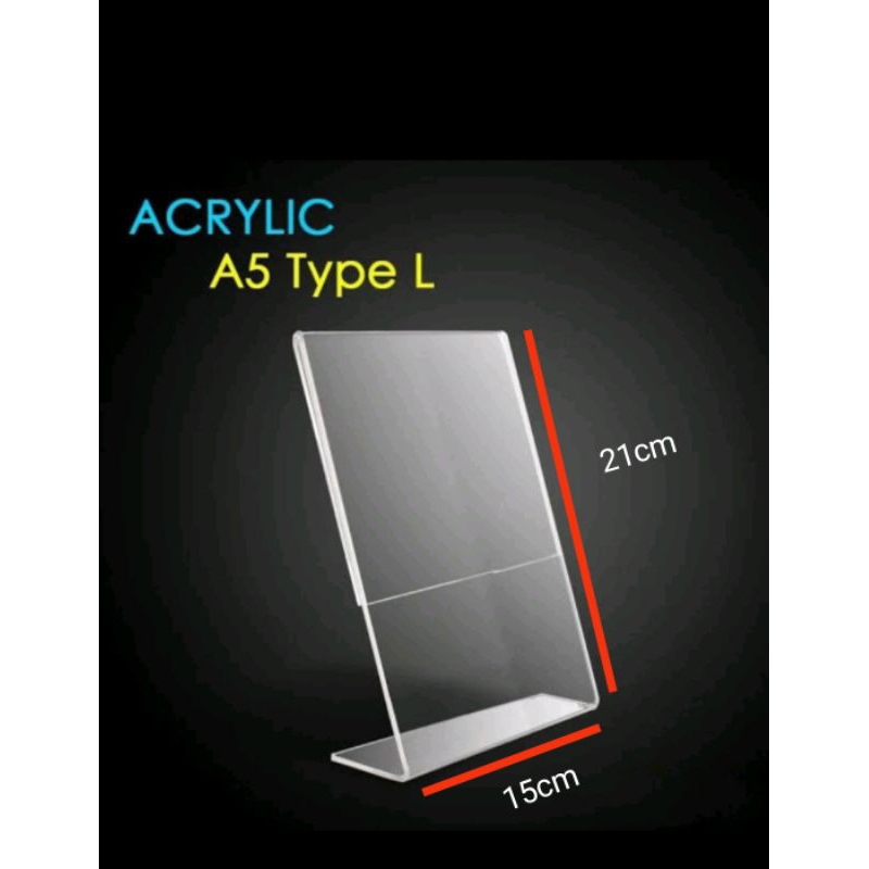 Jual acrylic a5 type L | Shopee Indonesia