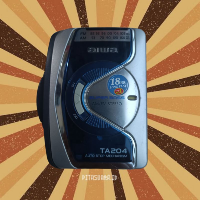 Jual Walkman AIWA TA204 super Bass Am/Fm Stereo | Shopee Indonesia