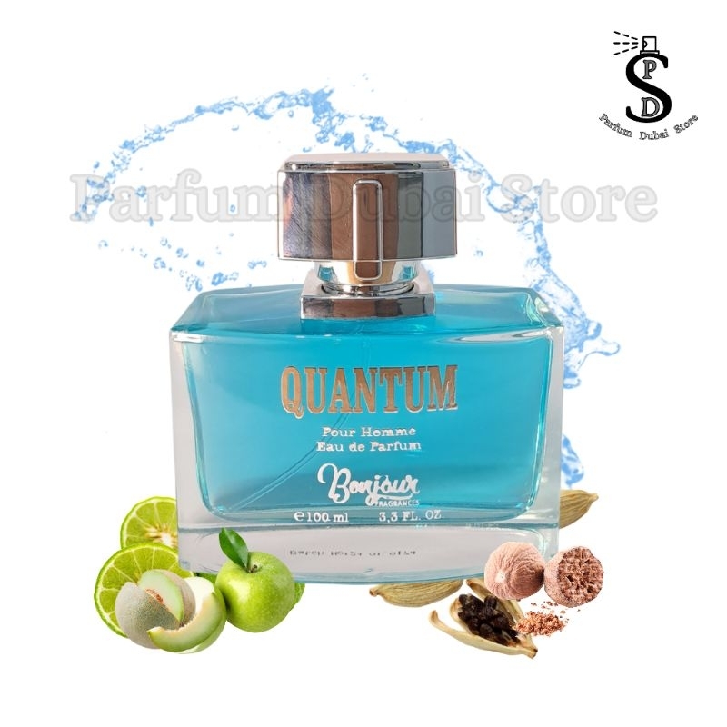 Jual Parfum Bonjour Quantum for men EDP 100 ml | Shopee Indonesia