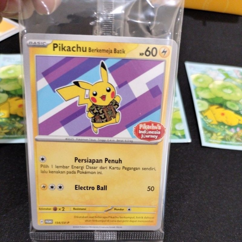 Jual Kartu pokemon Pikachu batik motif XATU | Shopee Indonesia