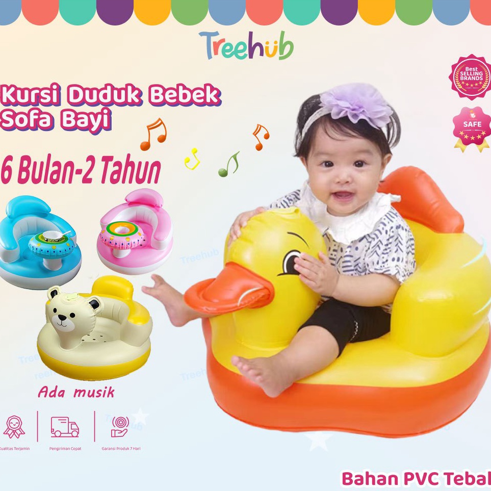 Jual Treehub Sofa Bayi belajar duduk Kursi Duduk Bebek balon Tempat duduk bayi Baby Chair Model ...
