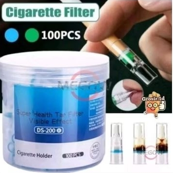 Jual Penyaring Racun Rokok/100pcs Pipa Filter Rokok/Pipa Penyaring Tar ...