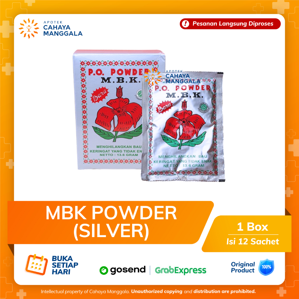 Jual MBK SILVER POWDER 1 BOX ISI 12 PCS | Shopee Indonesia