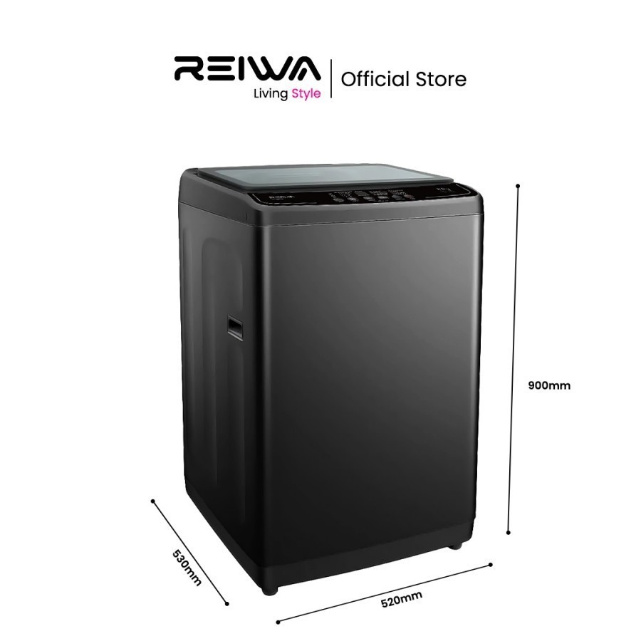 Jual Mesin Cuci 1 Tabung 8Kg Reiwa Top Loading WT-0802CGR / WT0802CGR ...