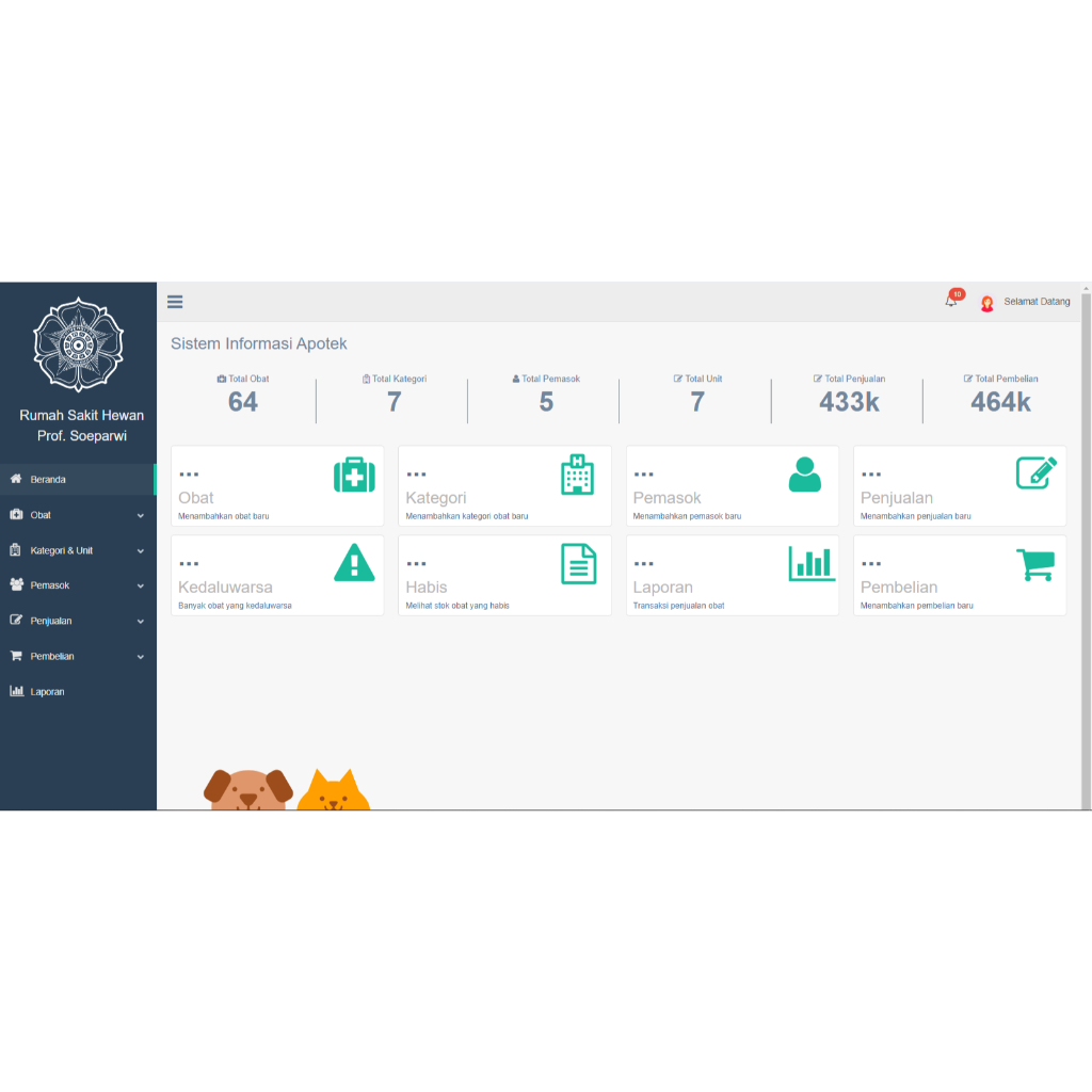 Jual Sistem Informasi Apotek Berbasis Web (Codeigniter) | Shopee Indonesia