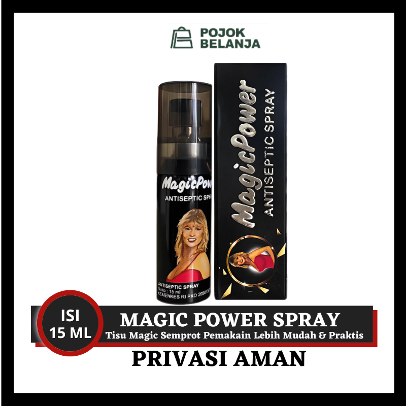 Jual Magic Power Antiseptic Spray Isi 15 ML Pria Tahan Lama | Shopee ...
