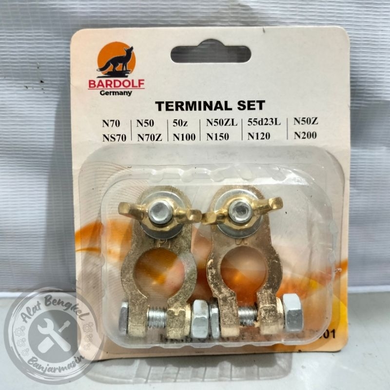 Jual KEPALA AKI KUNINGAN "RRT" TS 100 BARDOLF || 1 SET KEPALA AKI ...