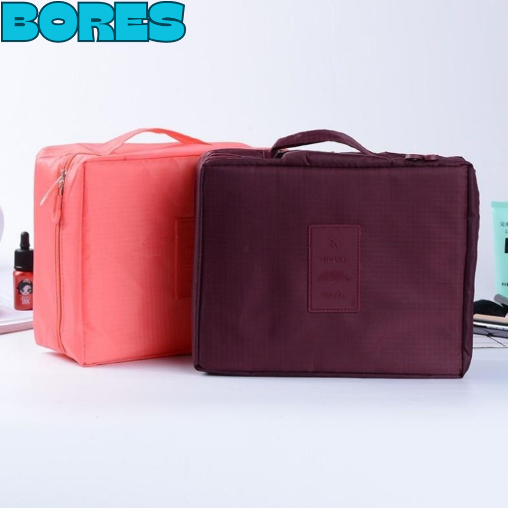 Jual BORES Tas Kosmetik Multifungsi Kosmetik Pouch Tas Make Up Monopoly Makeup Multi Pouch ...