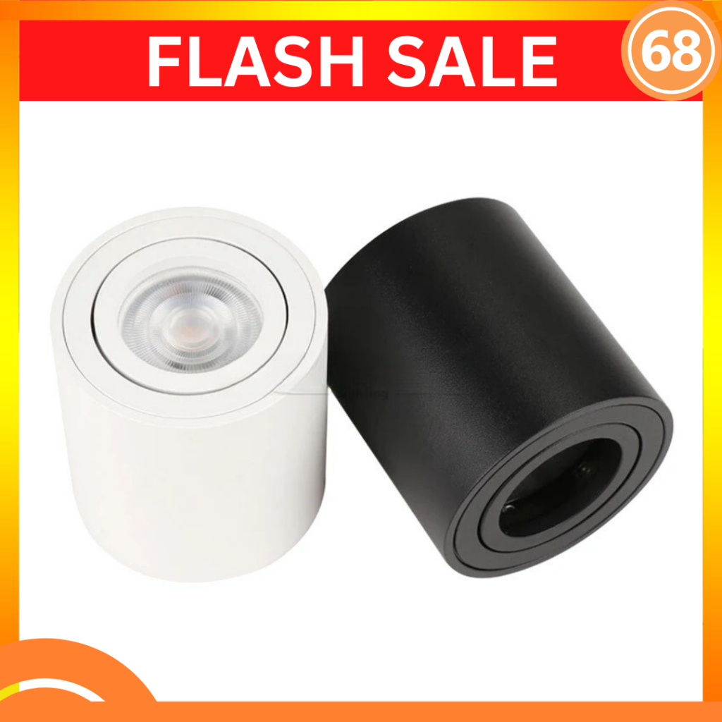 Jual DOWNLIGHT OUTBOW BULAT ADJUSTABLE 2.5 INCH FITTING MR16 / LAMPU PLAFON TEMPEL TERAS MR16 ...