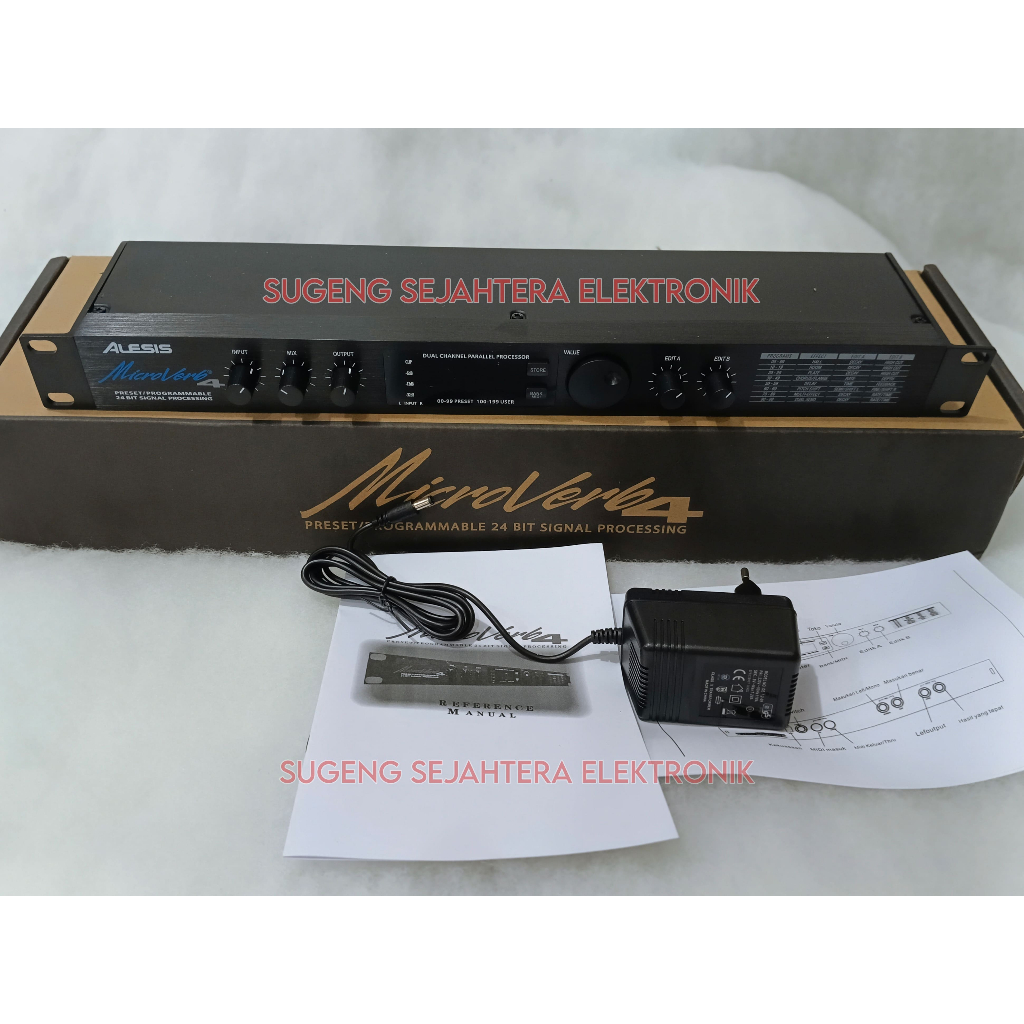 Jual EFFECT VOCAL ALESIS MICROVERB4 MADE IN TAIWAN KUPING BESI ...