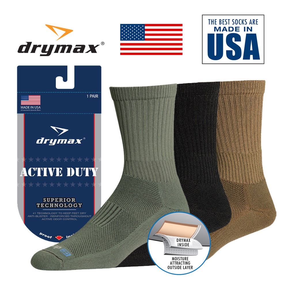 Jual Drymax Active Duty Crew Sock | Shopee Indonesia