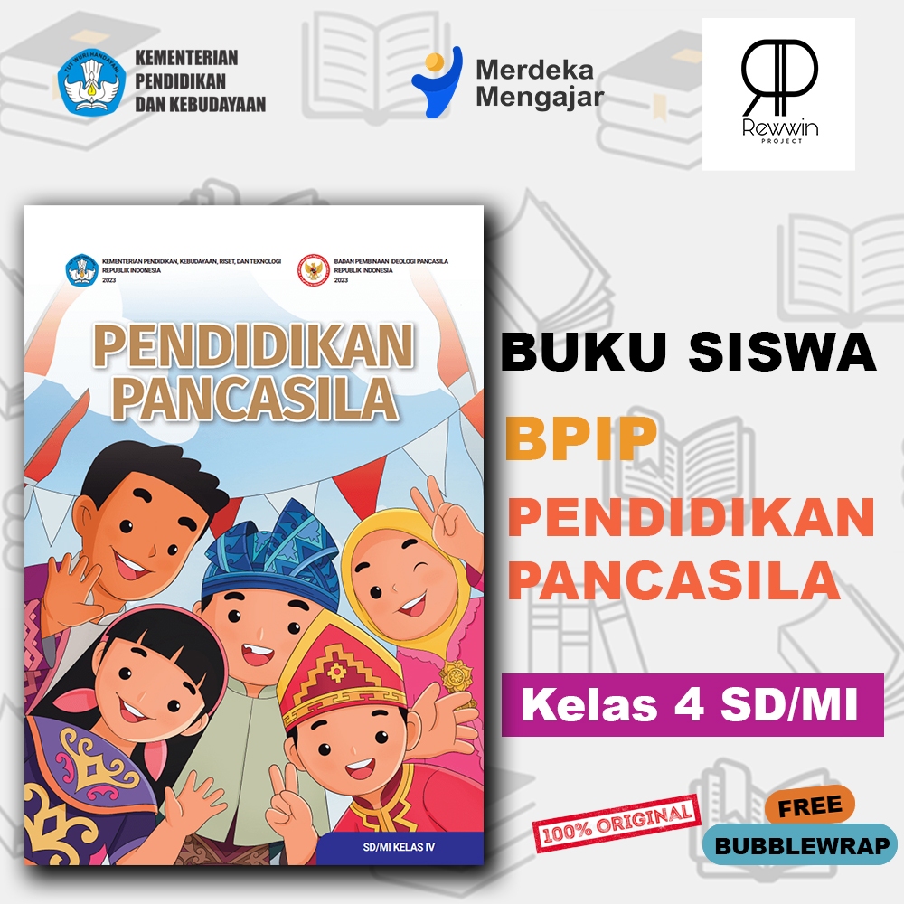 Jual Buku PENDIDIKAN PANCASILA - PPKN - Kelas 4 SD Kurikulum Merdeka - BPIP | Shopee Indonesia