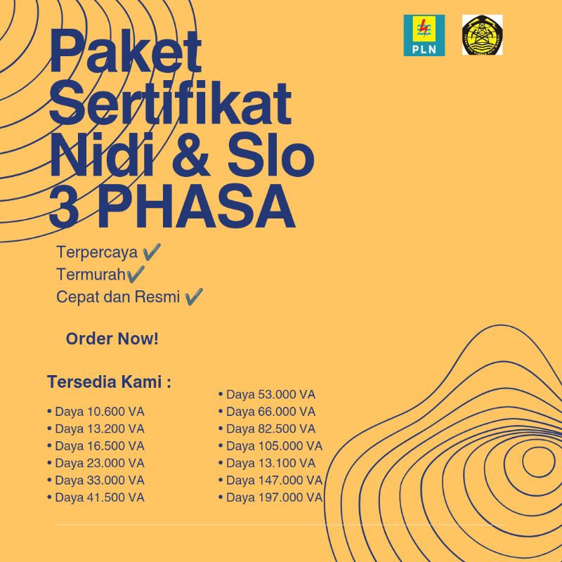 Jual SERTIFIKAT//NIDI&SLO//16.500VA (RESMI) | Shopee Indonesia