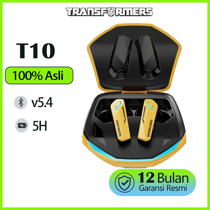 Jual Transformers T10 TWS Gaming Low Latency Dual-Mode Music Game ...