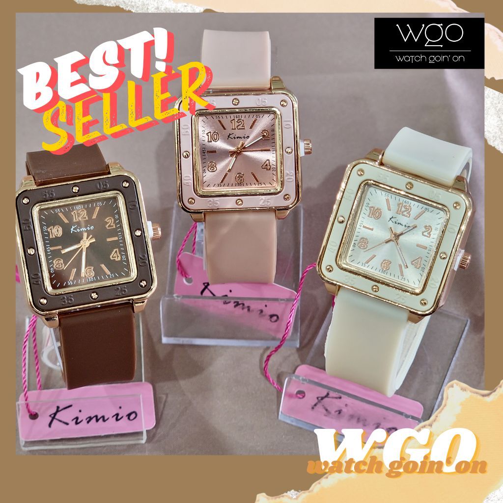 Jual Watch Goin' On x Jam Tangan Wanita Kimio 4638 Free BOX | Shopee ...
