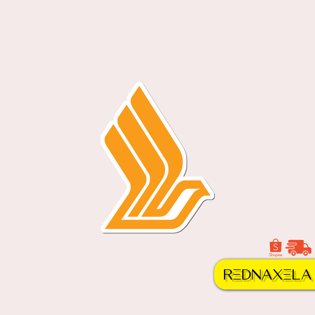 Jual Stiker Vinyl Singapore Airlines Logo Stiker Koper Outdoor ...