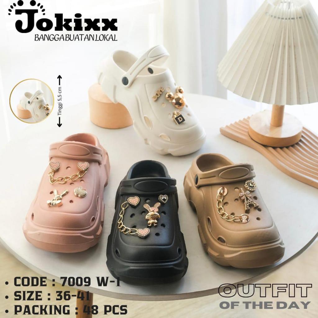 Jual Arlaine Sandal Selop Pylon/Eva Premium Wanita Mainan Jibbitz ...