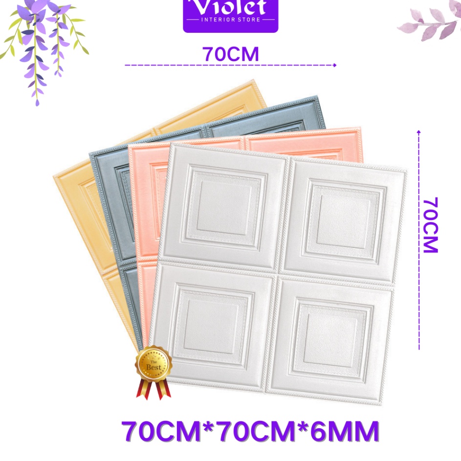 Jual 88 Wallpaper Sticker Diding 3D Foam Wallfoam Dekorasi Kamar Rumah ...