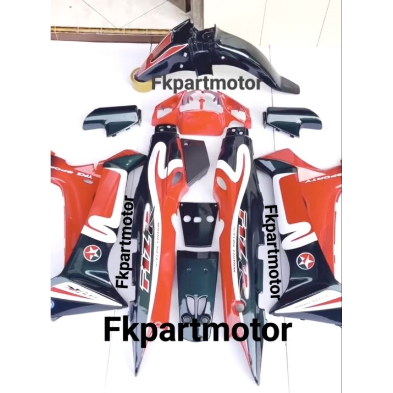 Jual Cover Body Full Sett Yamaha FizR F1zR Fizr Hijau Caltex Cover Body ...