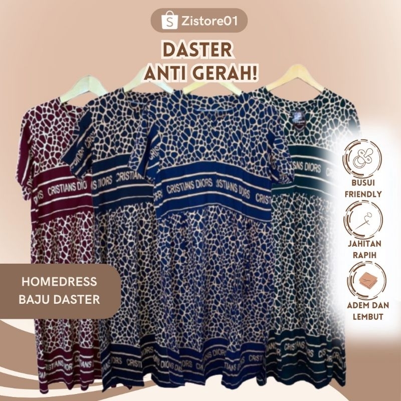Jual Homedress Baju Daster Leopard Ld 110-120cm Wanita Kekinian Busui ...