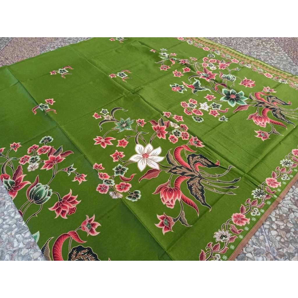 Jual Kain Batik SOLO motif bunga melati seri warna | Shopee Indonesia