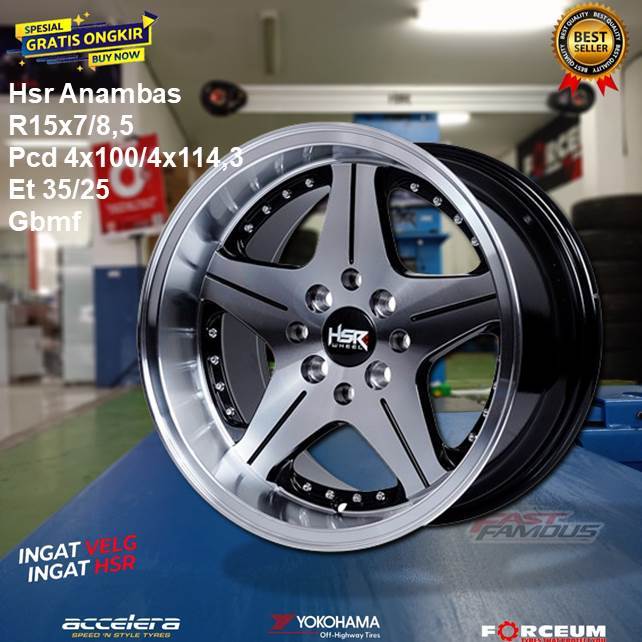 Jual Veg celong r15 lebar 7/8,5 bisa untuk vios, ayla, brio dll hsr anambas | Shopee Indonesia