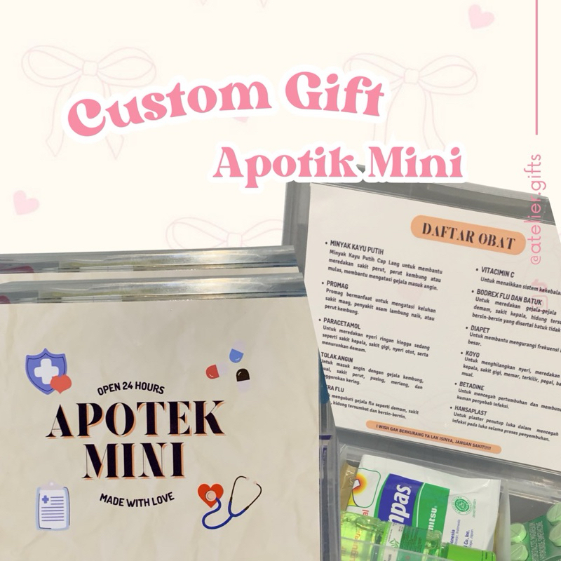 Jual Apotek Mini Gift [Gift Ideas For Boyfriend / Girlfriend / Sahabat ...
