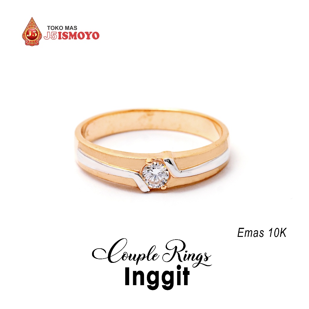 Jual Cincin Emas 10K Inggit (Bisa buat wedding) J5 Ismoyo | Shopee ...