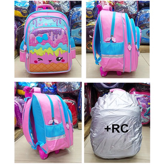 Jual SALEE TROLLEY DORONG 16 SD TAS ANAK SEKOLAH PEREMPUAN GAMBAR KUE ...