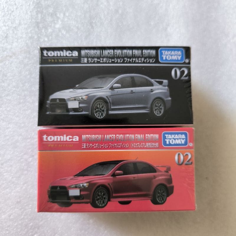 Jual TOMICA PREMIUM MITSUBISHI LANCER EVOLUTION FINAL EDITION RED ...