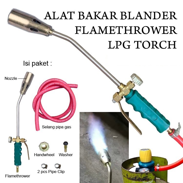 Jual Alat Bakar Blander Flamethrower LPG Heating Torch Boost | Shopee ...